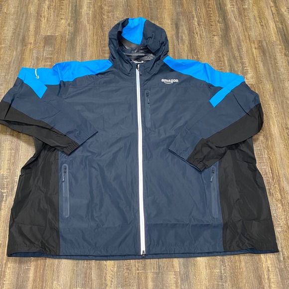 Amazon | Jackets & Coats | Amazon Delivery Driver Rain Jacket Blue ...